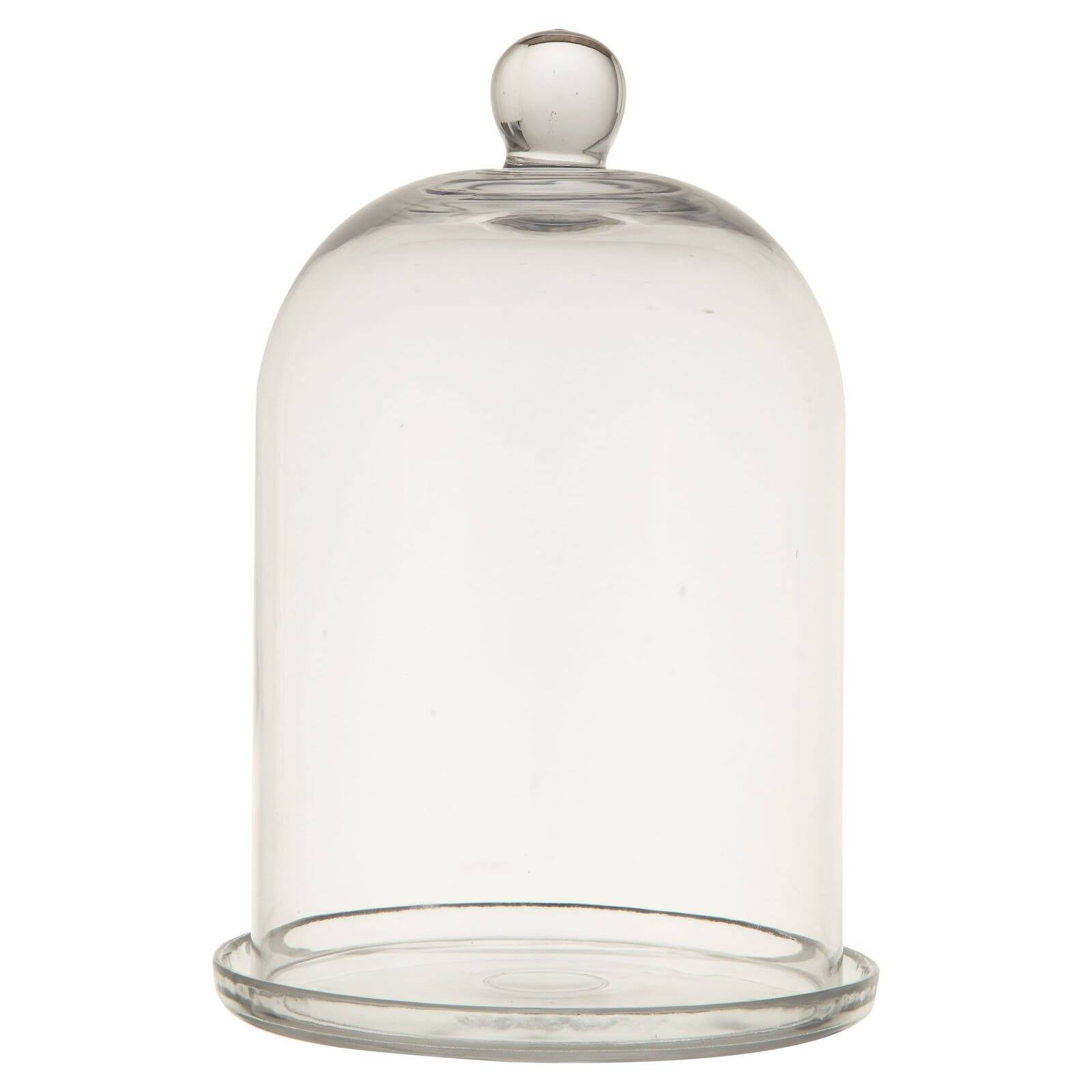 3R Studios Glass Cloche with Clear Glass Plate - Walmart.com