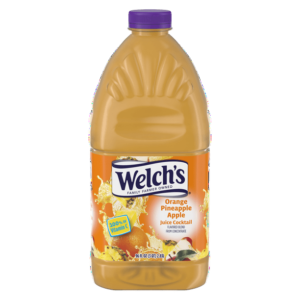 Welch's Orange Pineapple Apple Juice Cocktail, 96 fl oz Bottle ...