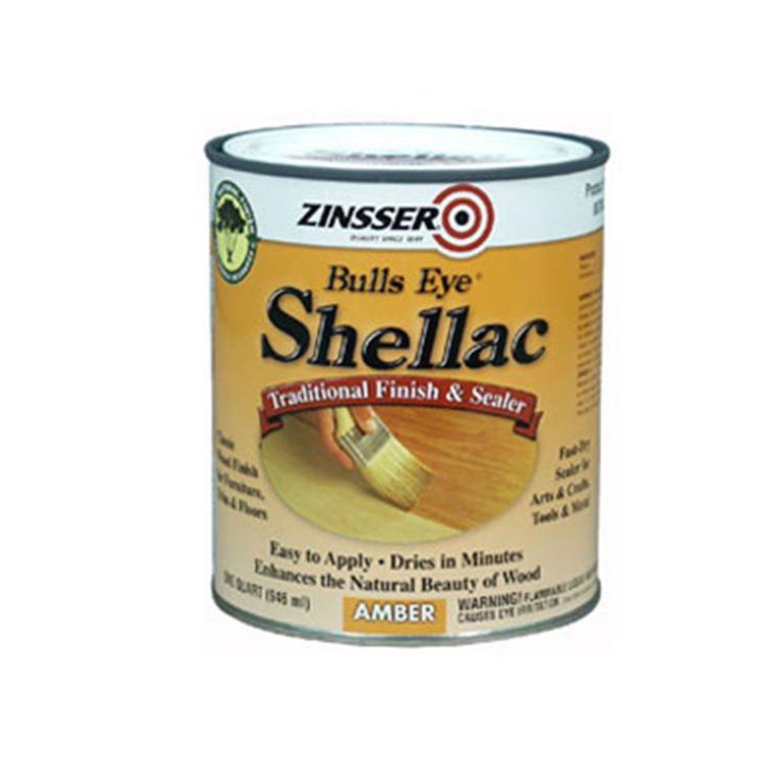 Bulls Eye Amber Shellac, Quart - Walmart.com - Walmart.com