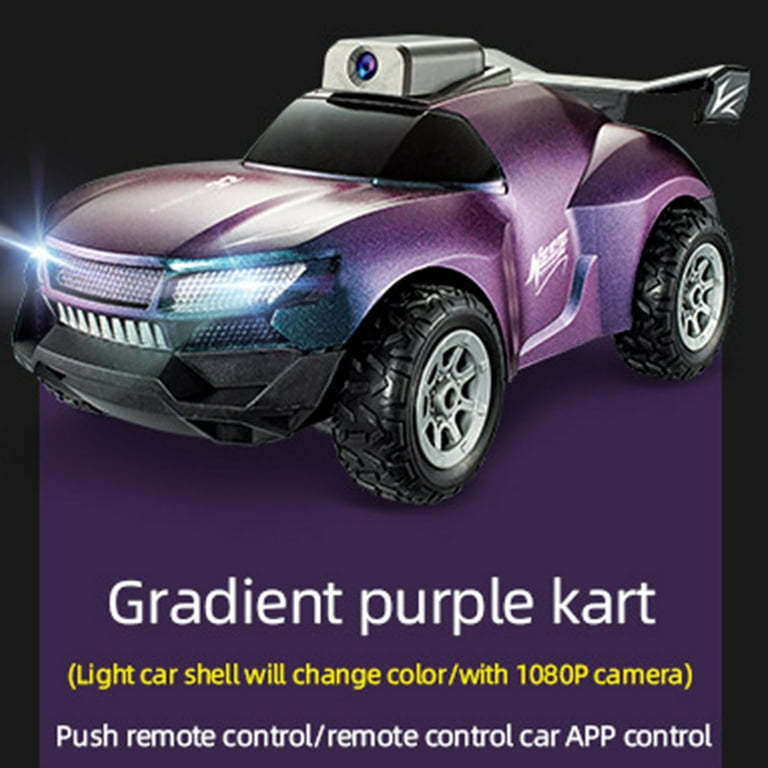 kkbbma FPV RC Car With HD 1080P Camera Clearance Under 1 2.4Ghz Remote Control Car Speed Adjustable Electric High Speed Vehicle With Colorable