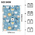 Animal Pattern A5 Notebook Refillable 60 Sheets Detachable Ring Binder ...