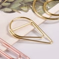 10Pc Teardrop Metal Paper Clips, Decorative Paper Clips, Cute Waterdrop ...