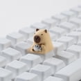 HSAPOW-Artisan Keycaps Cute Capybara Fish Resin Keycaps 1U ESC Custom ...