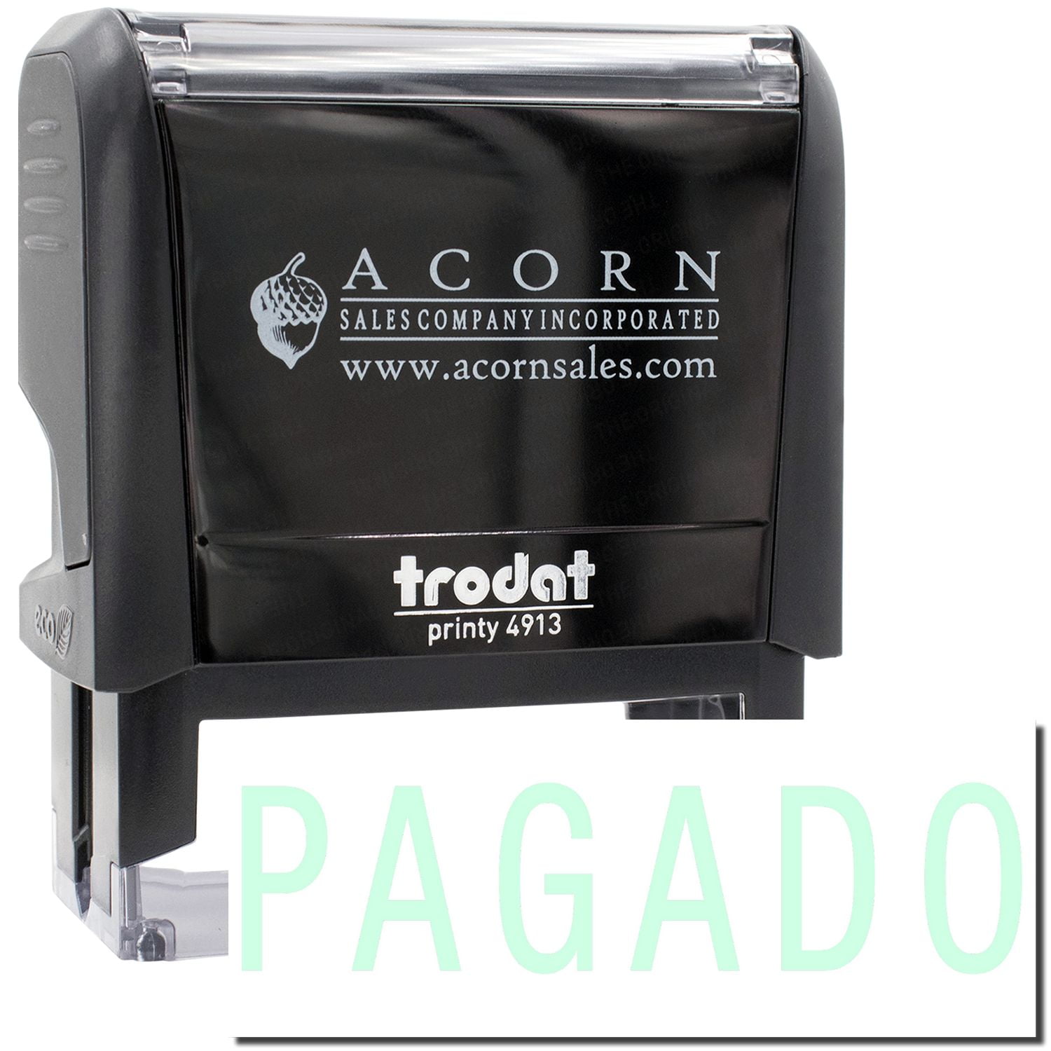 Large Self-Inking Pagado Stamp, Trodat Printy 4913, Press and Print ...