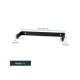StarTech.com WALLMOUNTH1 1U 19in Hinged Wall Mounting Bracket for Patch Panels - Walmart.com