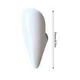 2 Pcs Halloween Creepy Luminous Fangs — White Finish with Eerie Glow ...