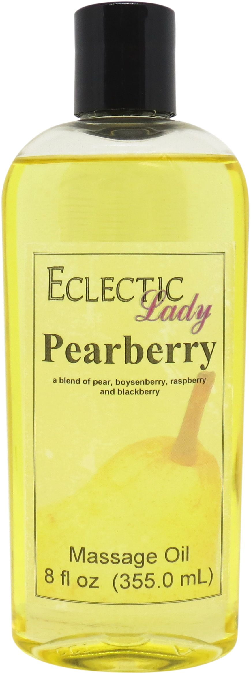 Pearberry Massage Oil by Eclectic Lady, 8 oz, Sweet Almond Oil and ...