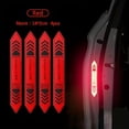 16pcs Night Reflective Tapes Door Opening Warning Stickers Door ...