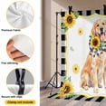 Cute Dag Photography Backdrop 12x8FT, Yellow Sunflower Daisy Black ...