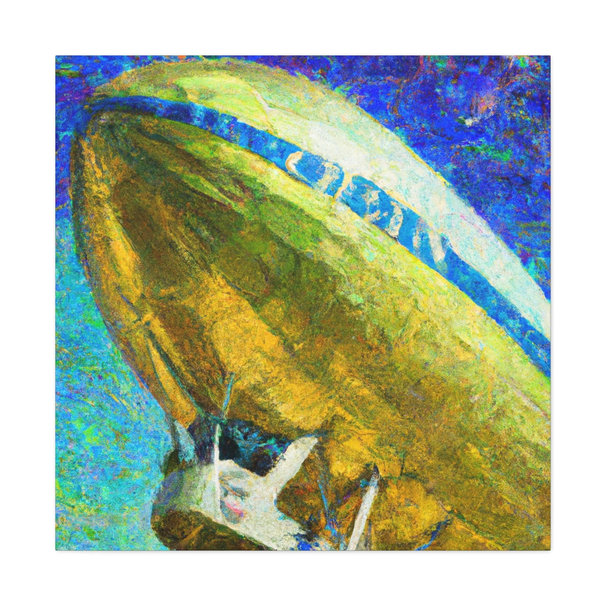 Blimp at Sunrise - Canvas - Walmart.com