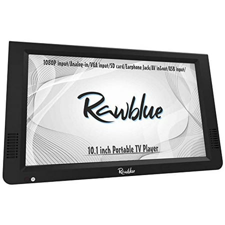 Rawblue 10 Inch Portable Digital ATSC TFT HD Screen Freeview LED TV for ...