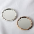 Farfi Miniature Mirror Classic Good Craftsmanship Resin Oval Dollhouse ...