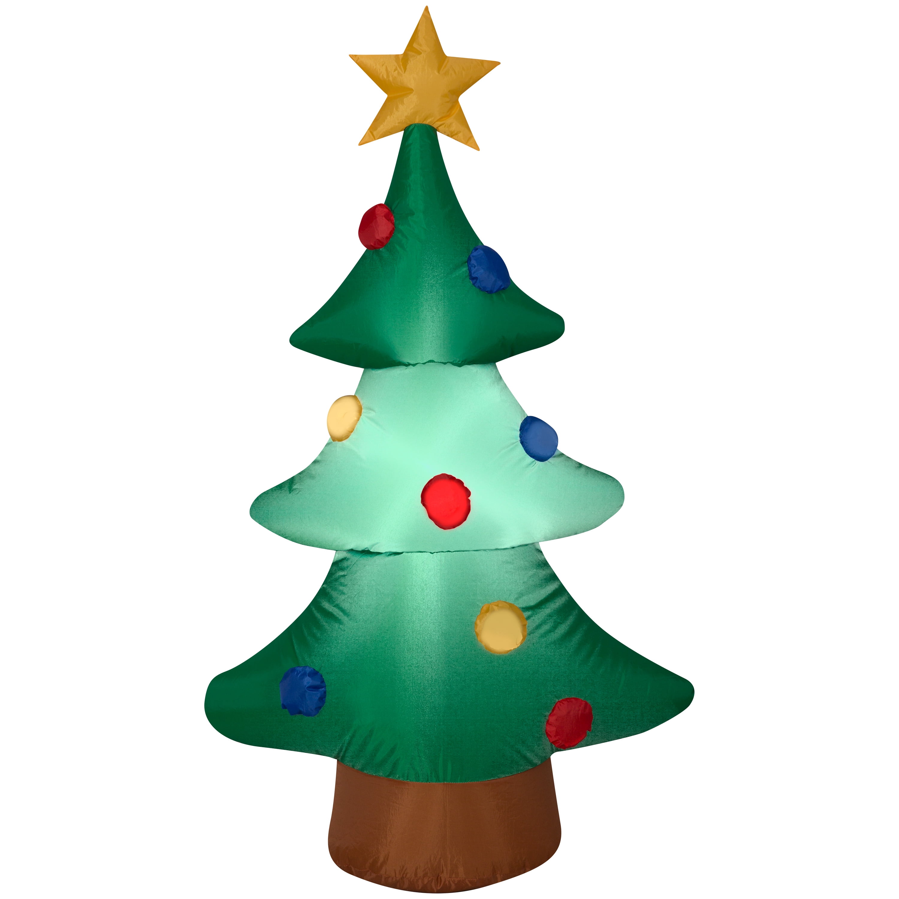 Holiday Time Yard Inflatable Christmas Tree, 4' - Walmart.com