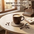 4.8 Inch Drink Coasters Set of 4, Absorbent Cotton Fabric Woven ...