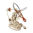 3D Colored Wooden Mechanical Hummingbird Music Box Model Kit, 200+PCS ...