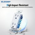 ELEGRP Tamper Resistant Electrical Receptacle, Decorator Wall Outlet ...