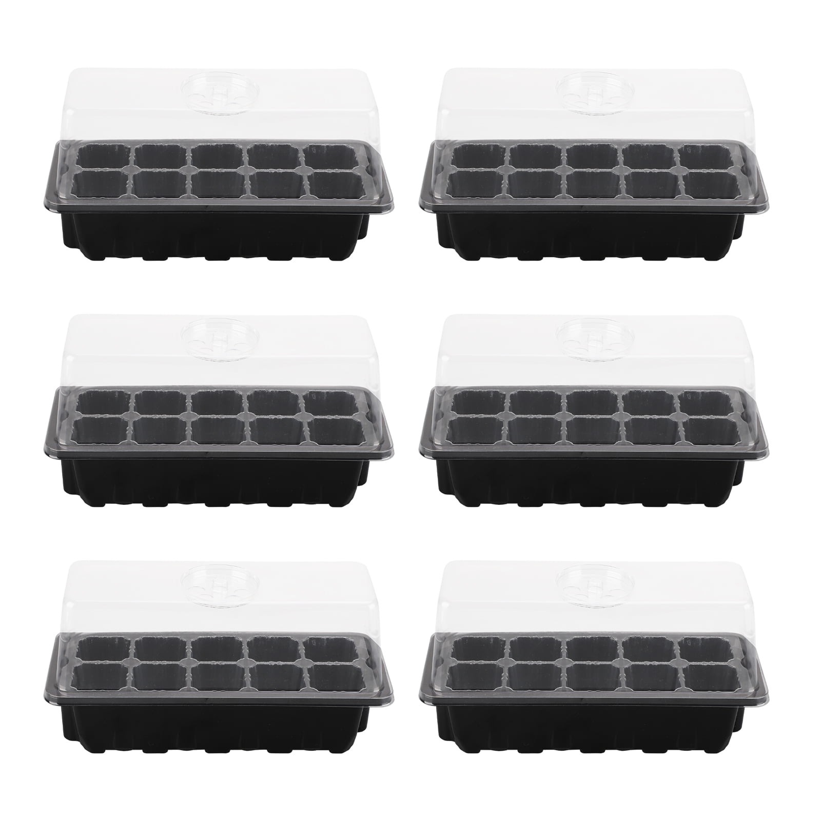 CreativeArrowy 6pcs Seedling Box Storage Case Top Cover Plant Starter ...