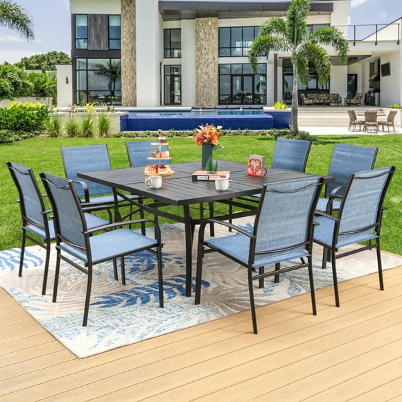 Dining Table, Patio Set for 8