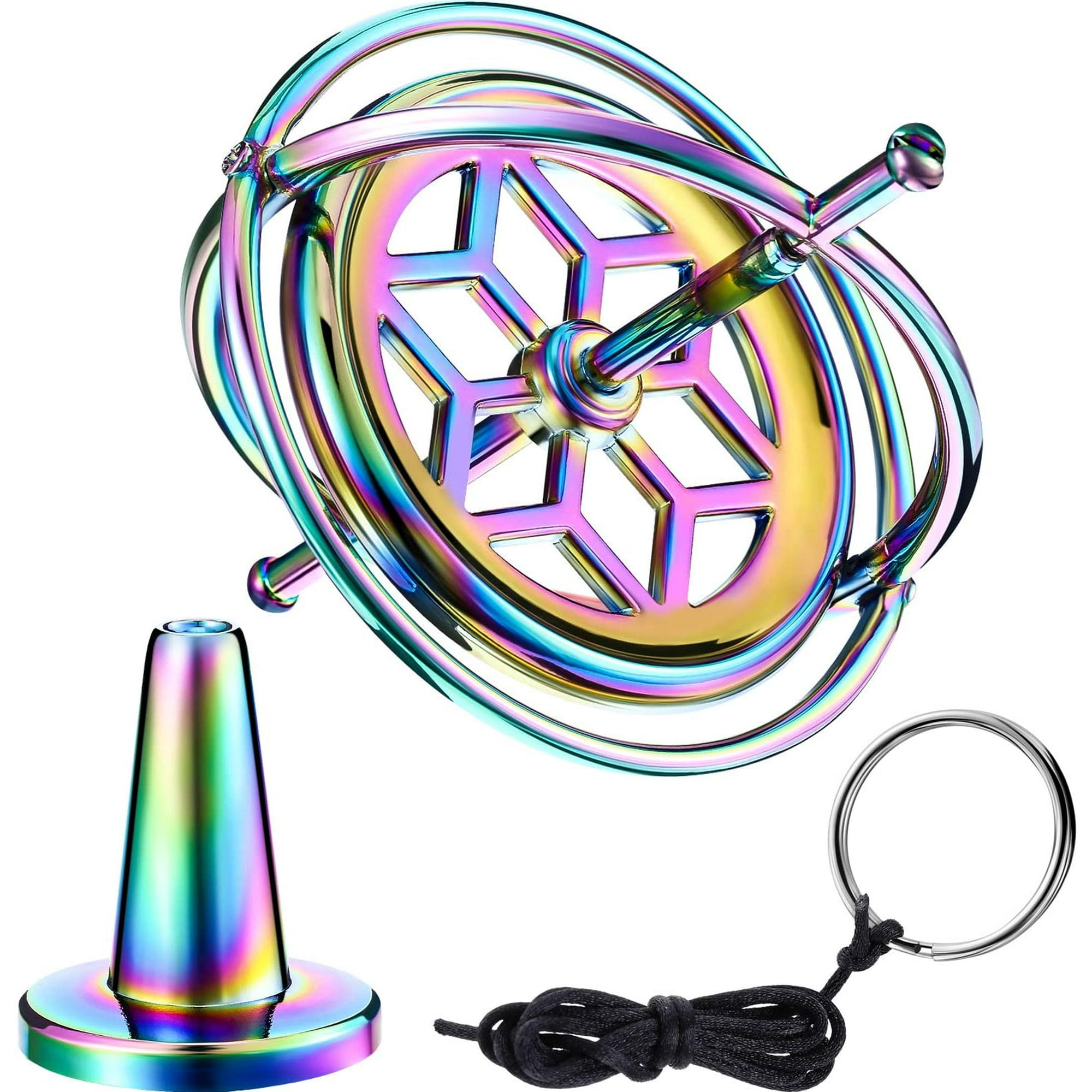 Chlua Anti‑gravity Balance Toy Alloy Precision Gyroscope Stress Relief Scientifc Learning Toy For Children Kids Toddler