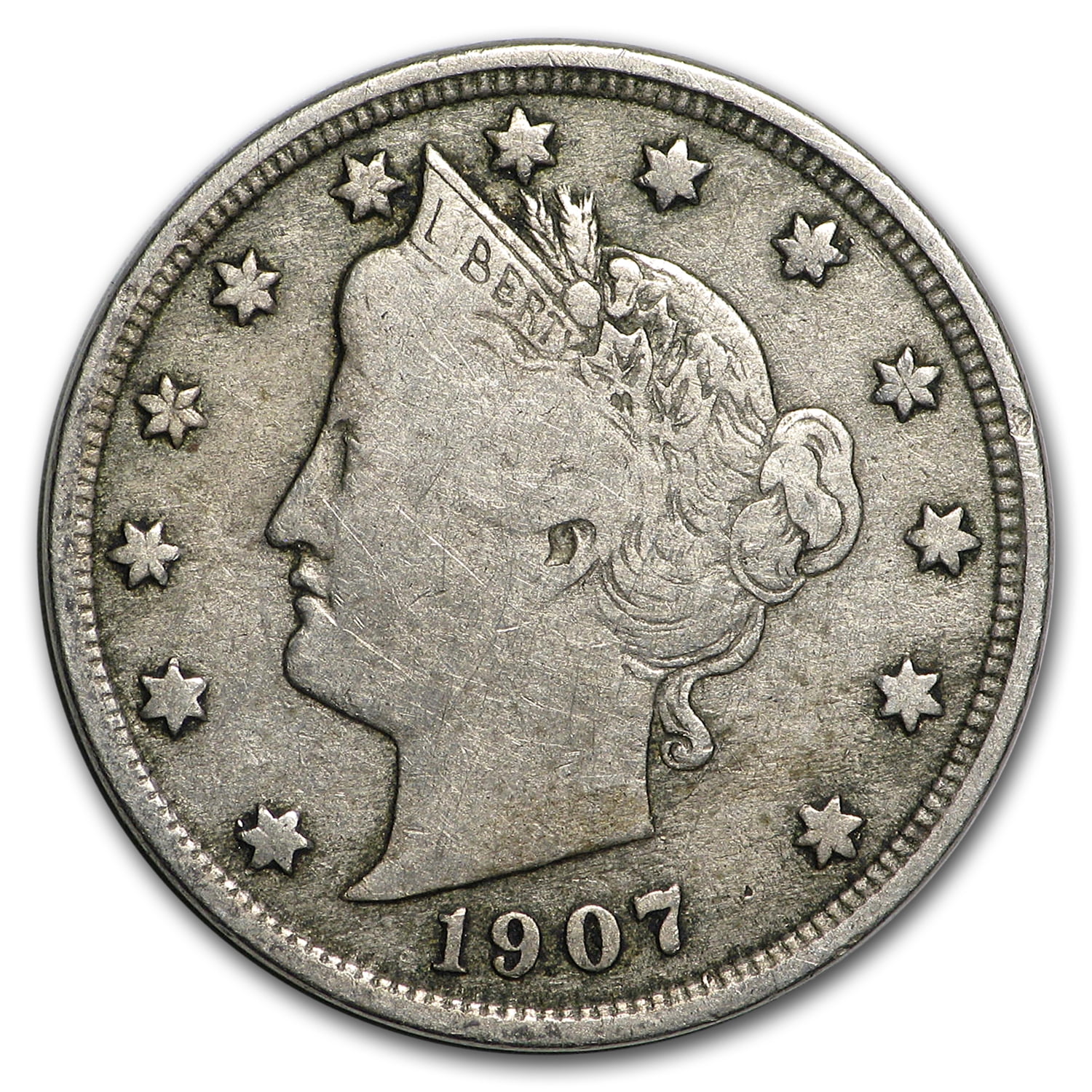 1907 Liberty Head V Nickel Fine - Walmart.com