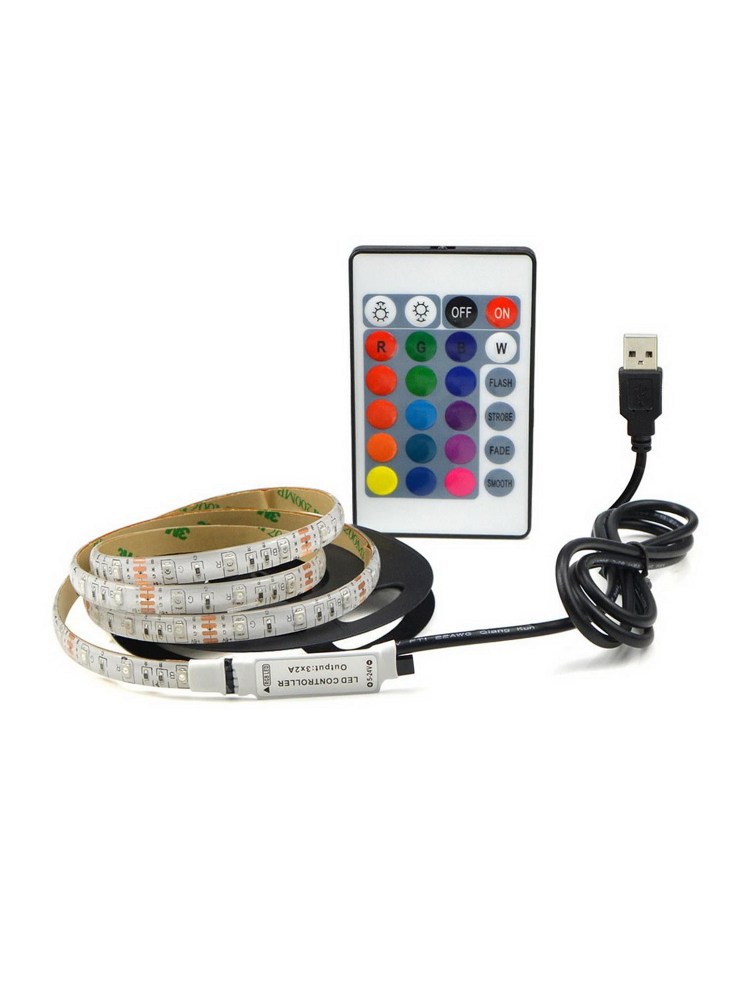 Remote Control USB LED Light Strip Television Background Ambient Lamp ...