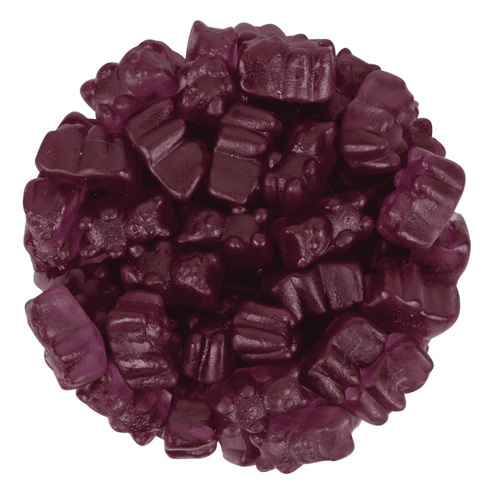 Grape Gummy Bears, Healthy Gummy Bears - 1 Pound - Gummi Bears, Gummy ...