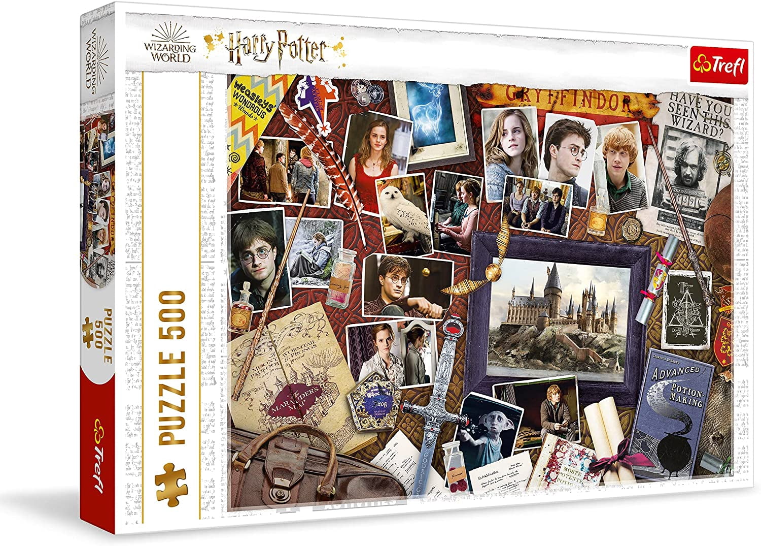 Harry Potter Puzzle 500 pcs Pictures of Wizarding World - Walmart.com