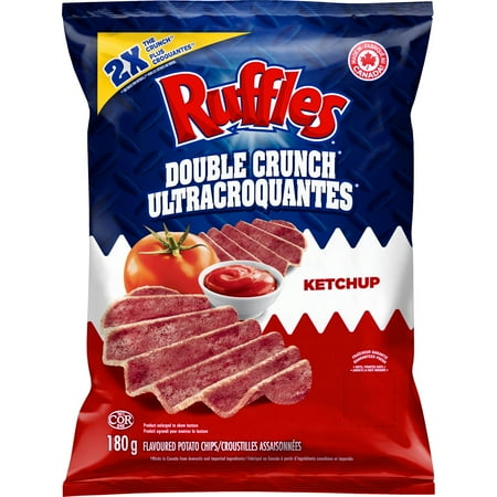 Ruffles Double Crunch Ketchup Flavoured Potato Chips - Walmart.ca