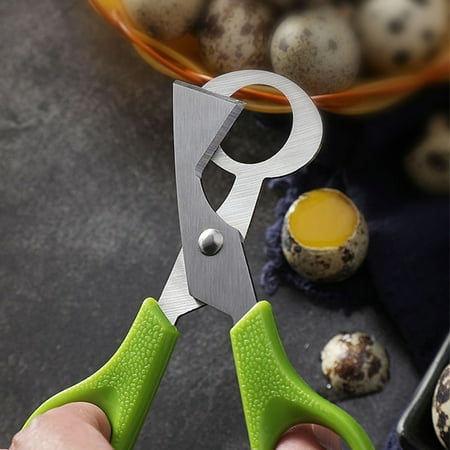 Household Kitchen Egg Scissors Stainless Steel Round Egg Opener Bird ...