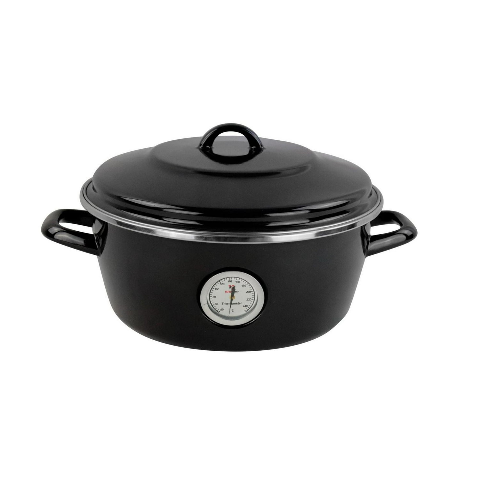 Click here for Vitrinor Dutch Oven Black 26 Cm (5l) With Temperat... prices