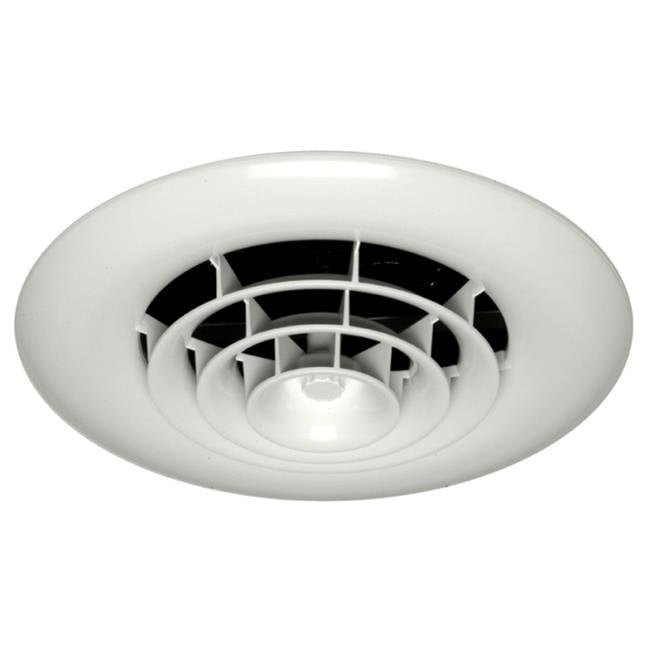 White Round Ceiling Diffuser with 6 in. Boot - Walmart.com