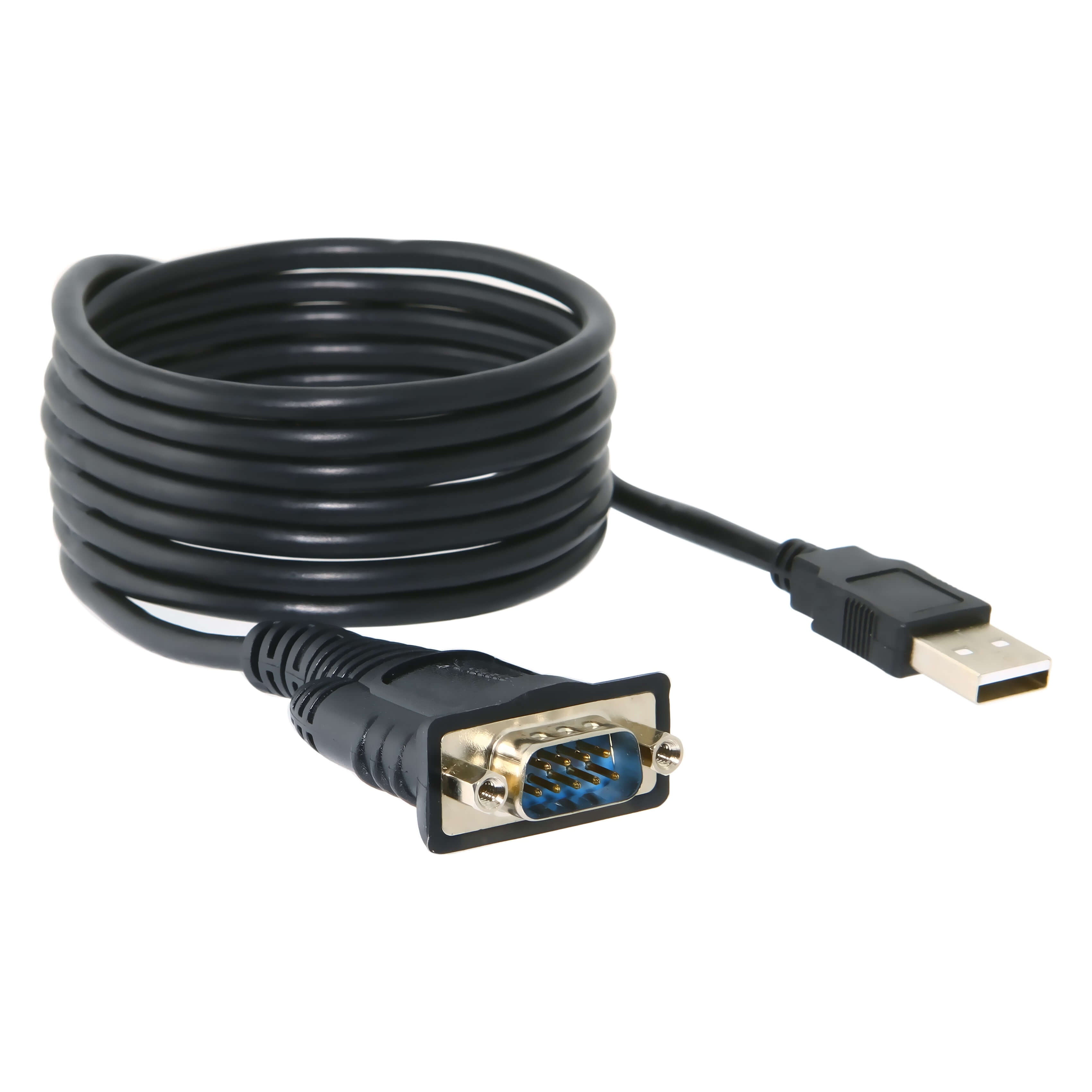 SF Cable 6 feet USB 2.0 to Serial DB-9 RS-232 Adapter Cable - Walmart.com