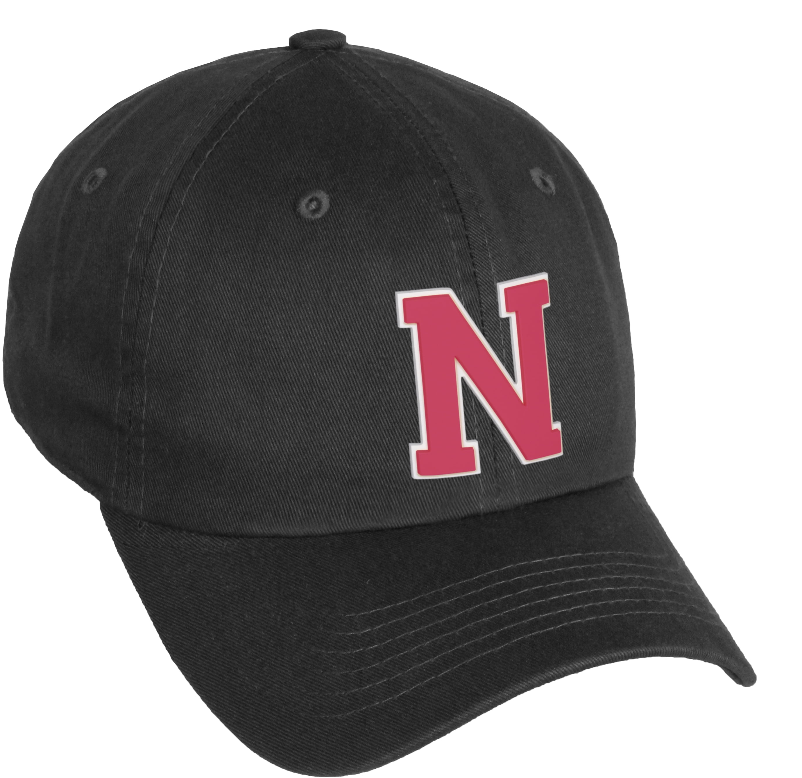 Daxton Classic 3D Varsity White Rose Initial Letters Baseball Dad Hat ...