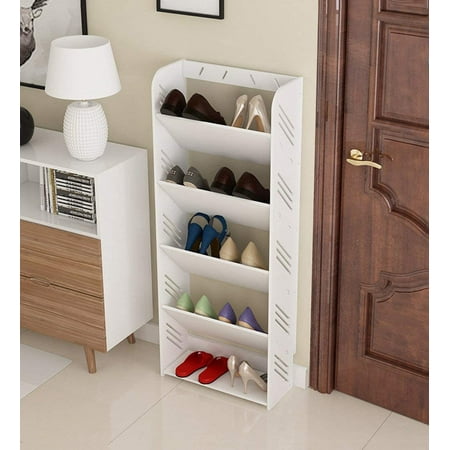 Shoe Rack Tilted Triangle Design Moisture-Proof Assemble Easy Elegantly ...