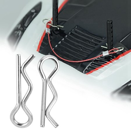 Fosa 8pcs Metal Stainless Steel Body Shell Clip for RC Car Shell Wind ...