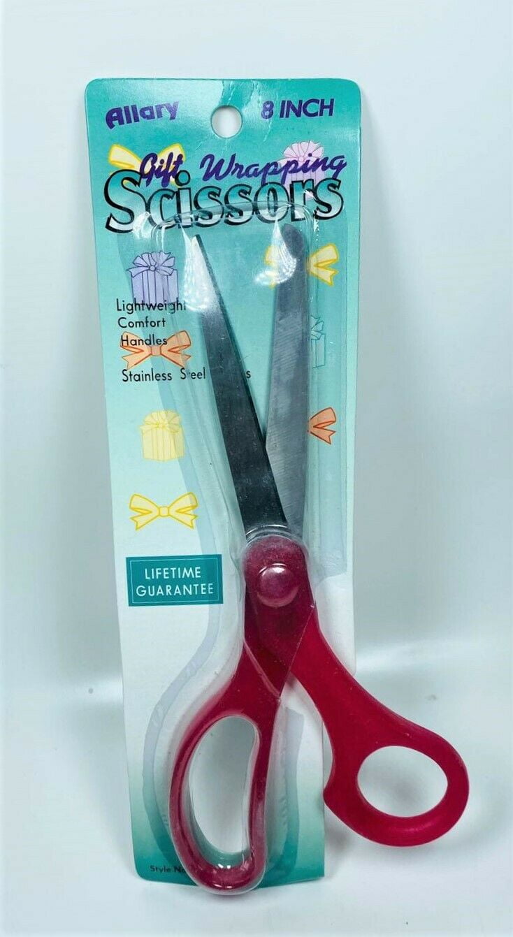 Allary Gift Wrapping Scissors , 8" - RED - Walmart.com