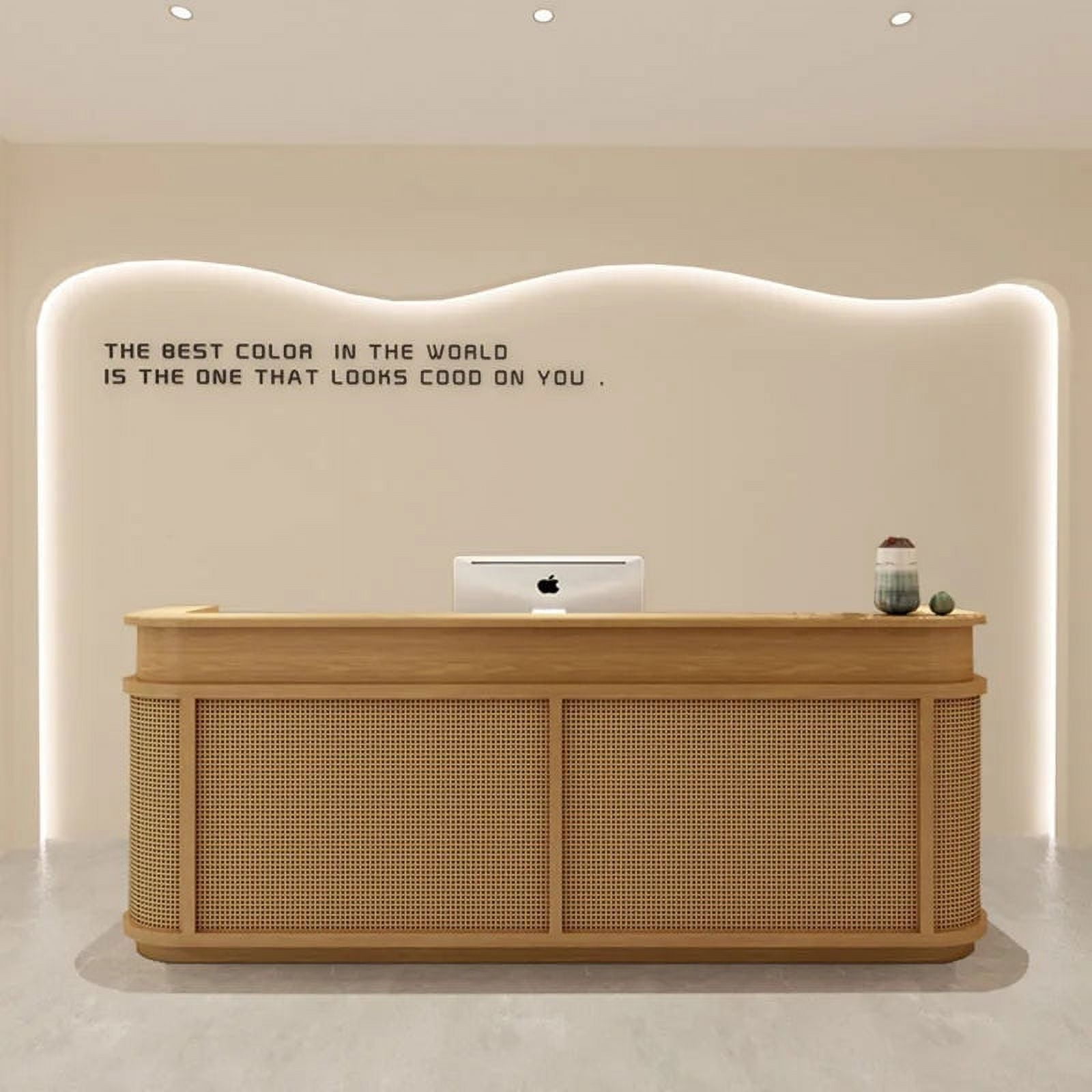 Check Out Reception Desk Lectern Counter Information Luxury Supermarket ...