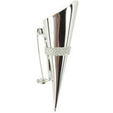 Silver Lapel Pin Vase With Braid Trim - Walmart.com