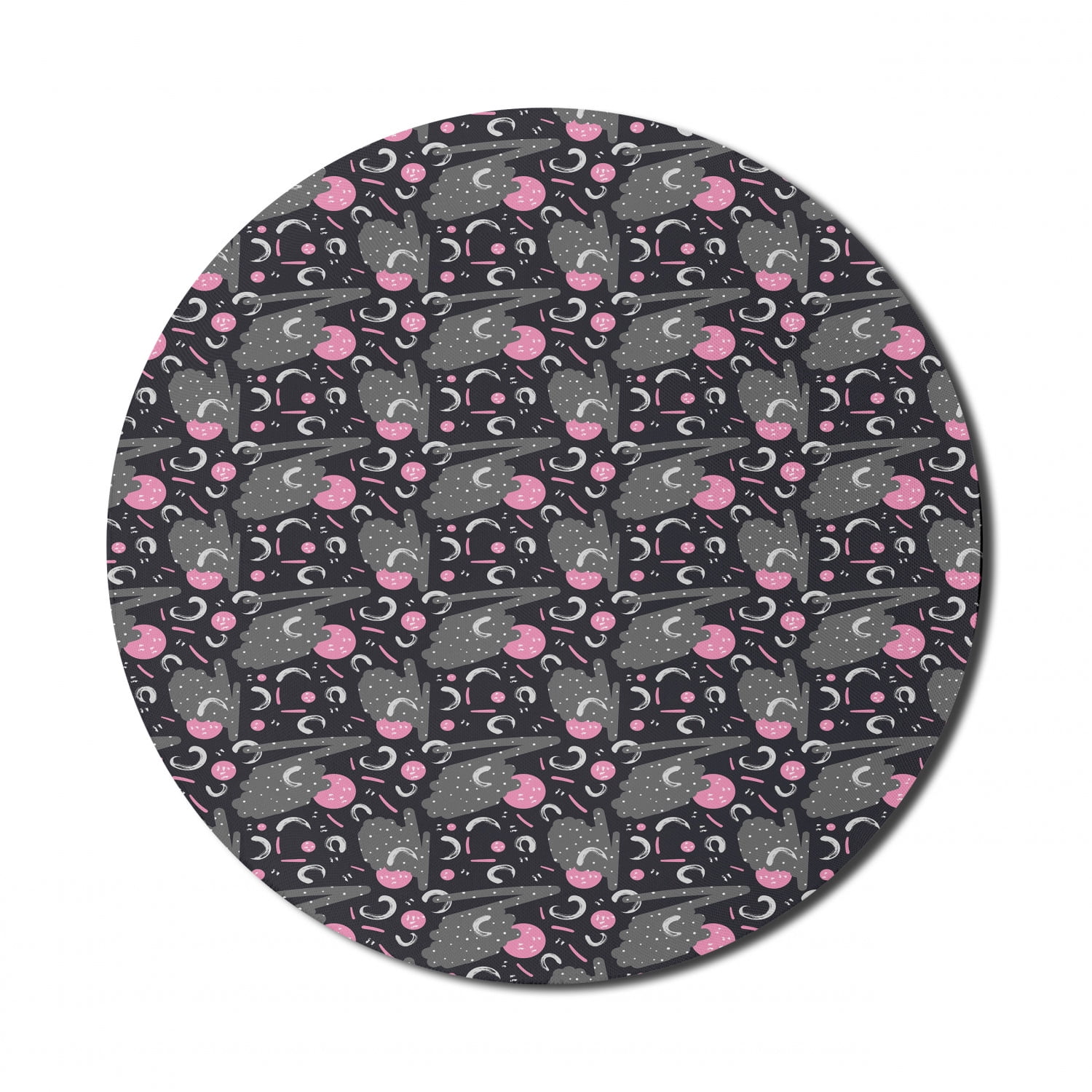 Abstract Mouse Pad for Computers, Modern Creative Style Strokes Dots ...