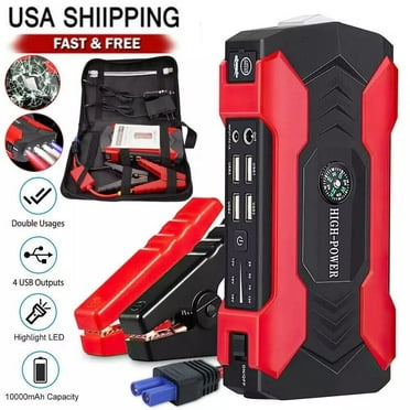 99800mAh Multi-Function Car Jump Starter, USB Power Pack, Mobile Instant Booster Jumper Box ...