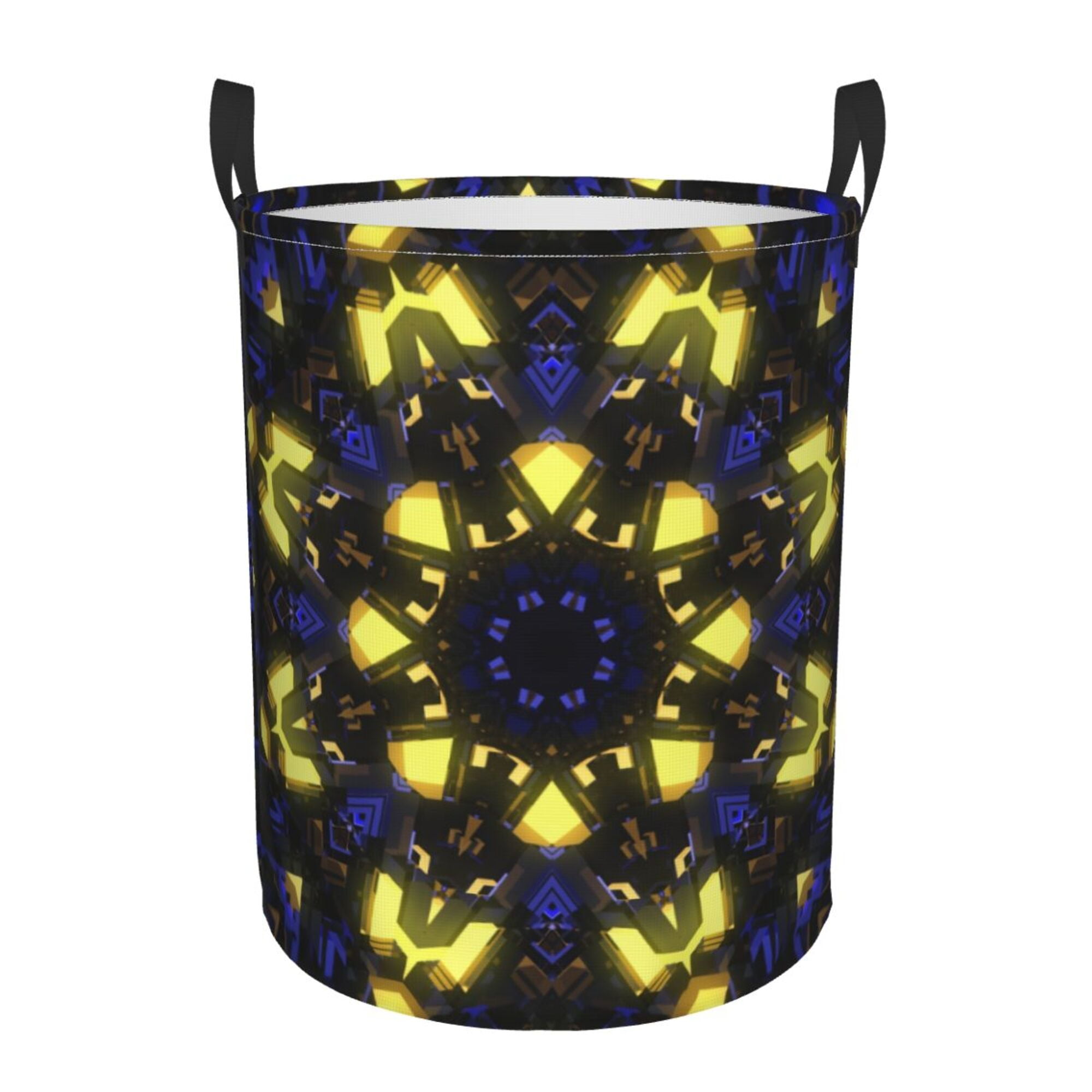 LNWH Laundry Basket Organizer, Colorful Psychedelic Electronic Art ...