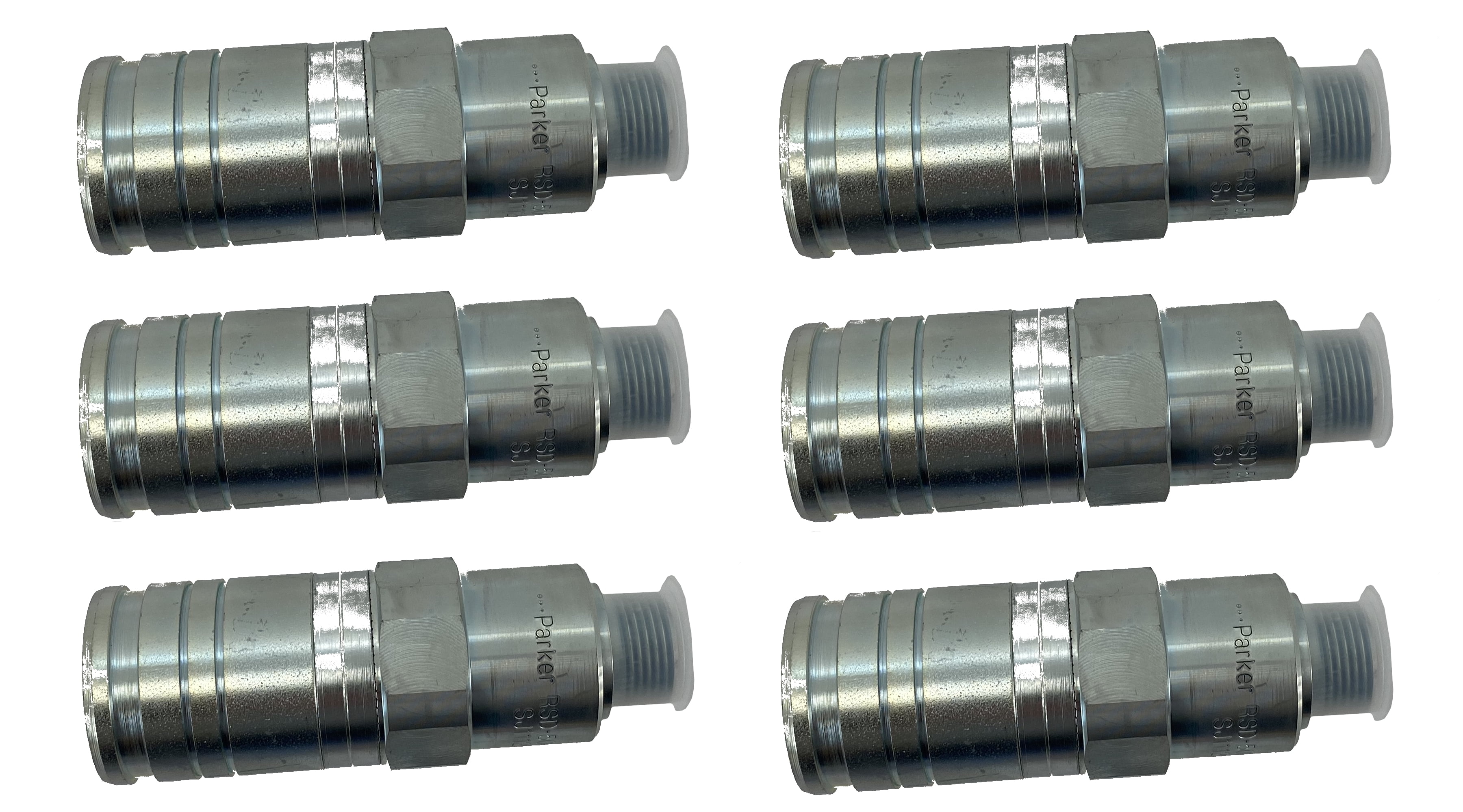 John Deere Original Equipment Hydraulic Quick-Connect Coupler 6 Pack ...