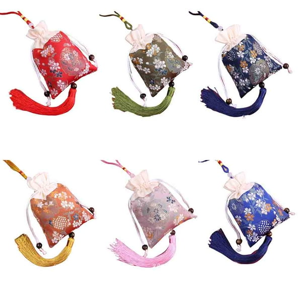 Drawstring Bag Sachet Embroidery Blessings Home Office for Woman Man ...