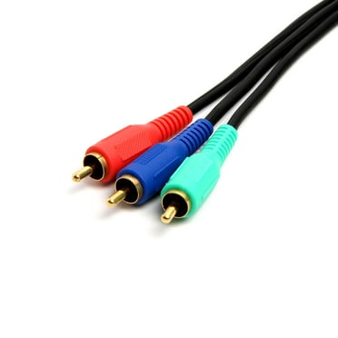CMPLE 5-RCA Male to 5RCA Male RGB Component Audio Video Cable for HDTV ...