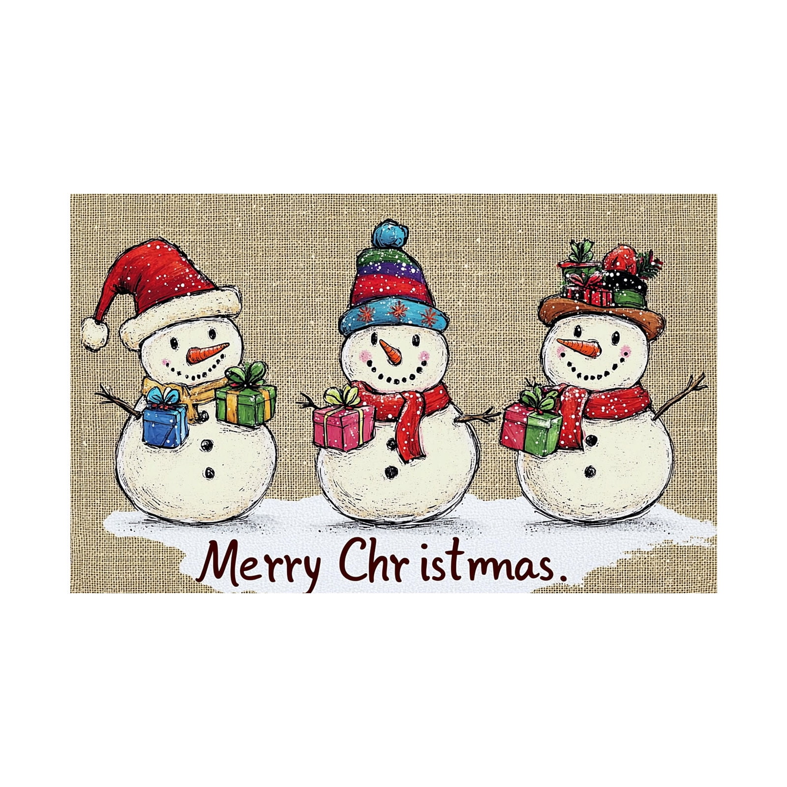Click here for Vivavault Festive Christmas Doormat Non Indoor Out... prices