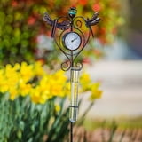 Evergreen Dragonfly Thermometer & Rain Gauge Garden Stake - Walmart.com