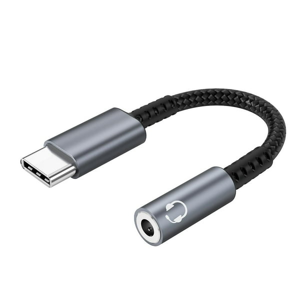 Adaptador USB C Jack, Adaptador USB C Jack Tipo-c Adaptador Auxiliar o ...