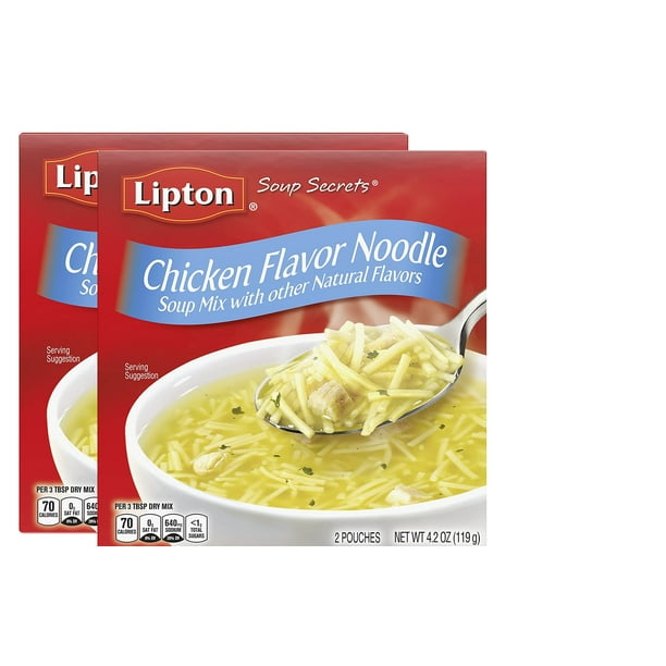 Lipton Soup Secrets Instant Soup Mix Chicken Noodle 4.2 Ounce (Pack of ...