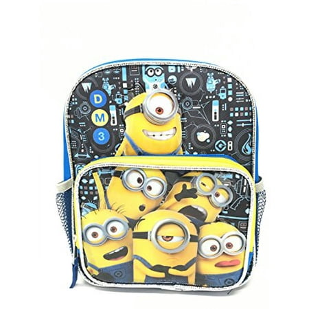 Mini Backpack - Despicable Me 3 - Minions DM3 Group Blue 10" Bag 156538 ...
