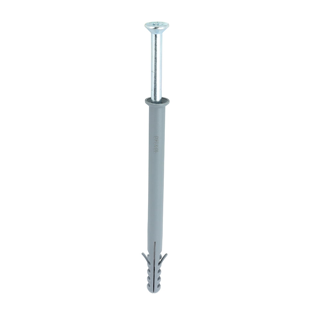 Timco - Nylon Frame Fixing - PZ - Zinc (Size 10.0 x 140 - 100 Pieces ...